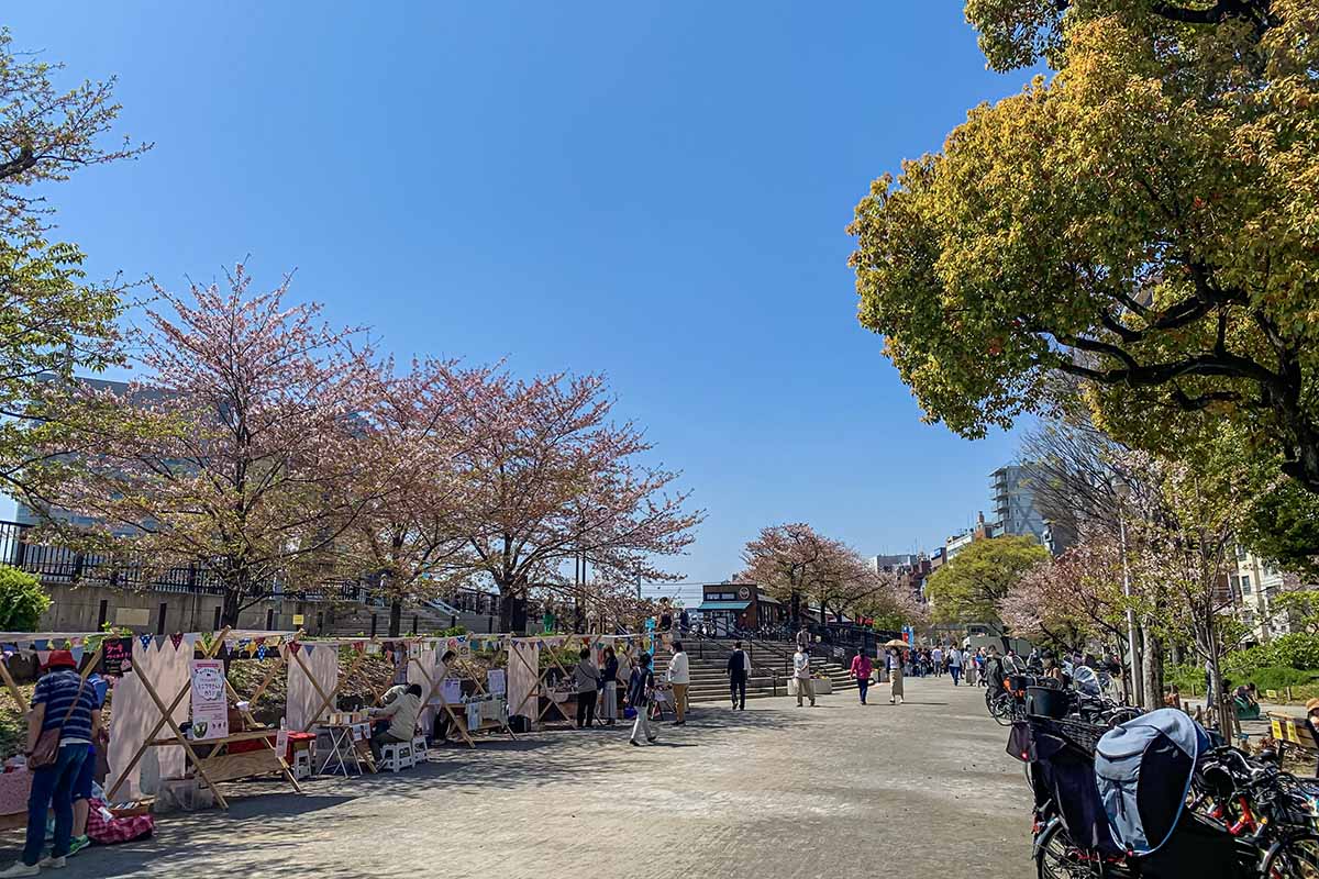 Sumida Park is the center of many famous spots