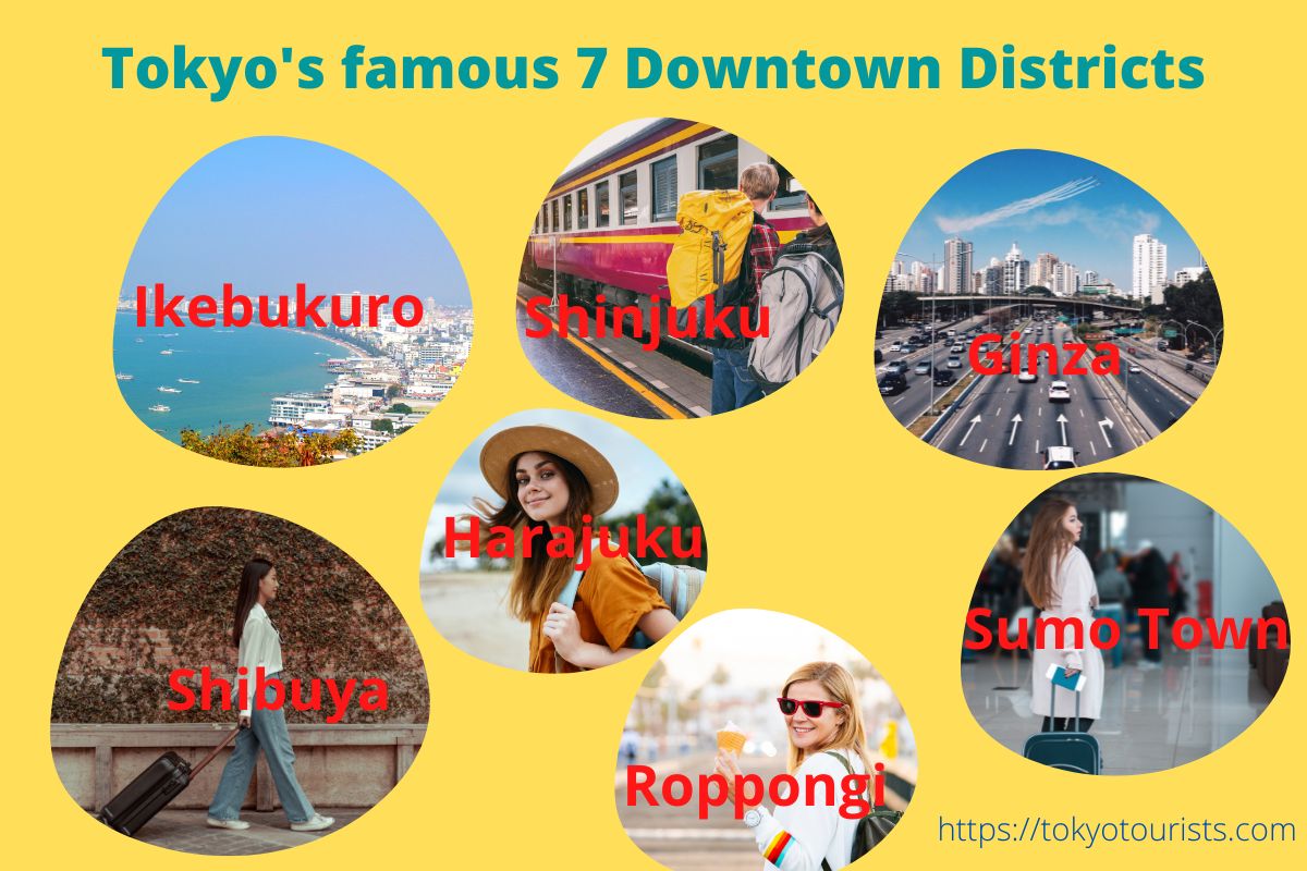 Downtown Tokyo, VISIT 7 MOST VIBRANT districts To See Japan